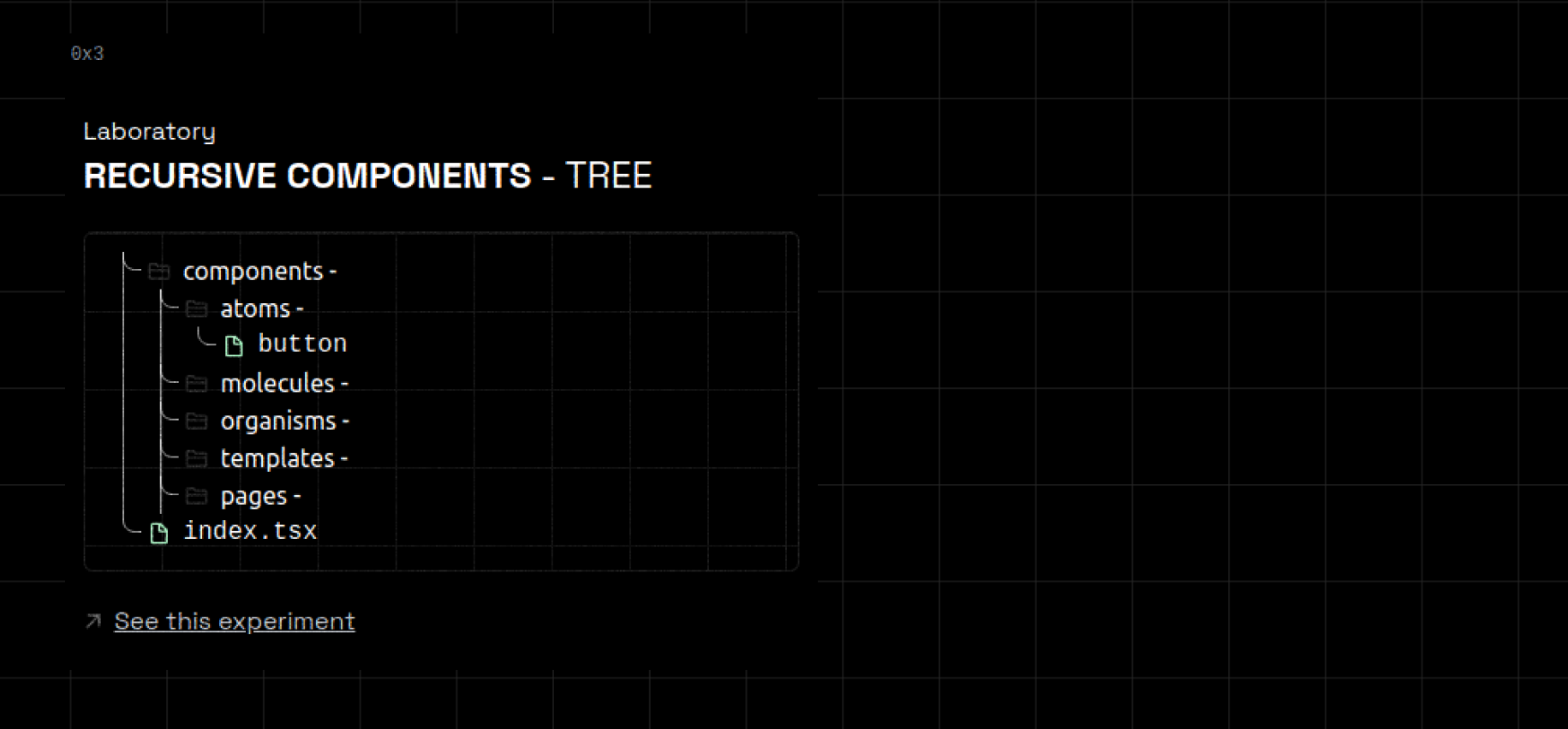 Laboratory - Recursive Components